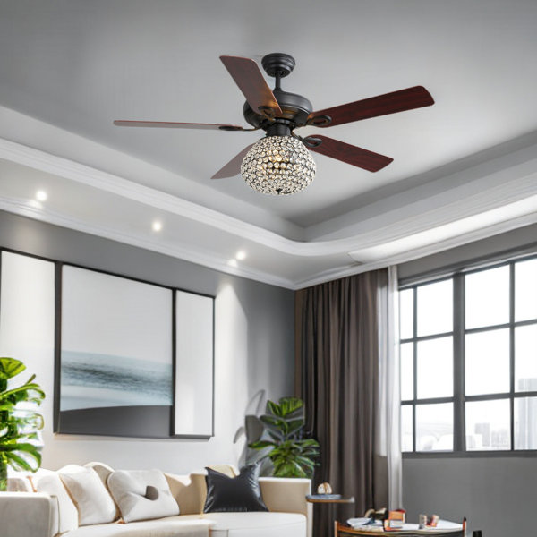 House of Hampton® Kalan Ceiling Fan with Light Kit - Wayfair Canada