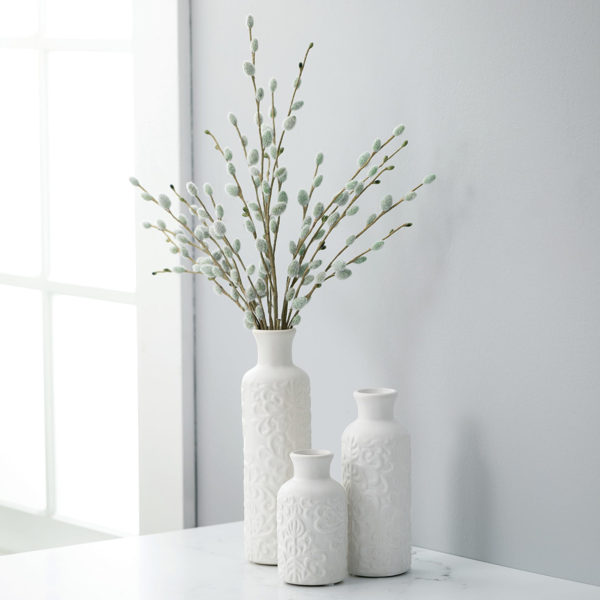 Latitude Run® Home Decorative Vase Ceramic Vase Set | Wayfair