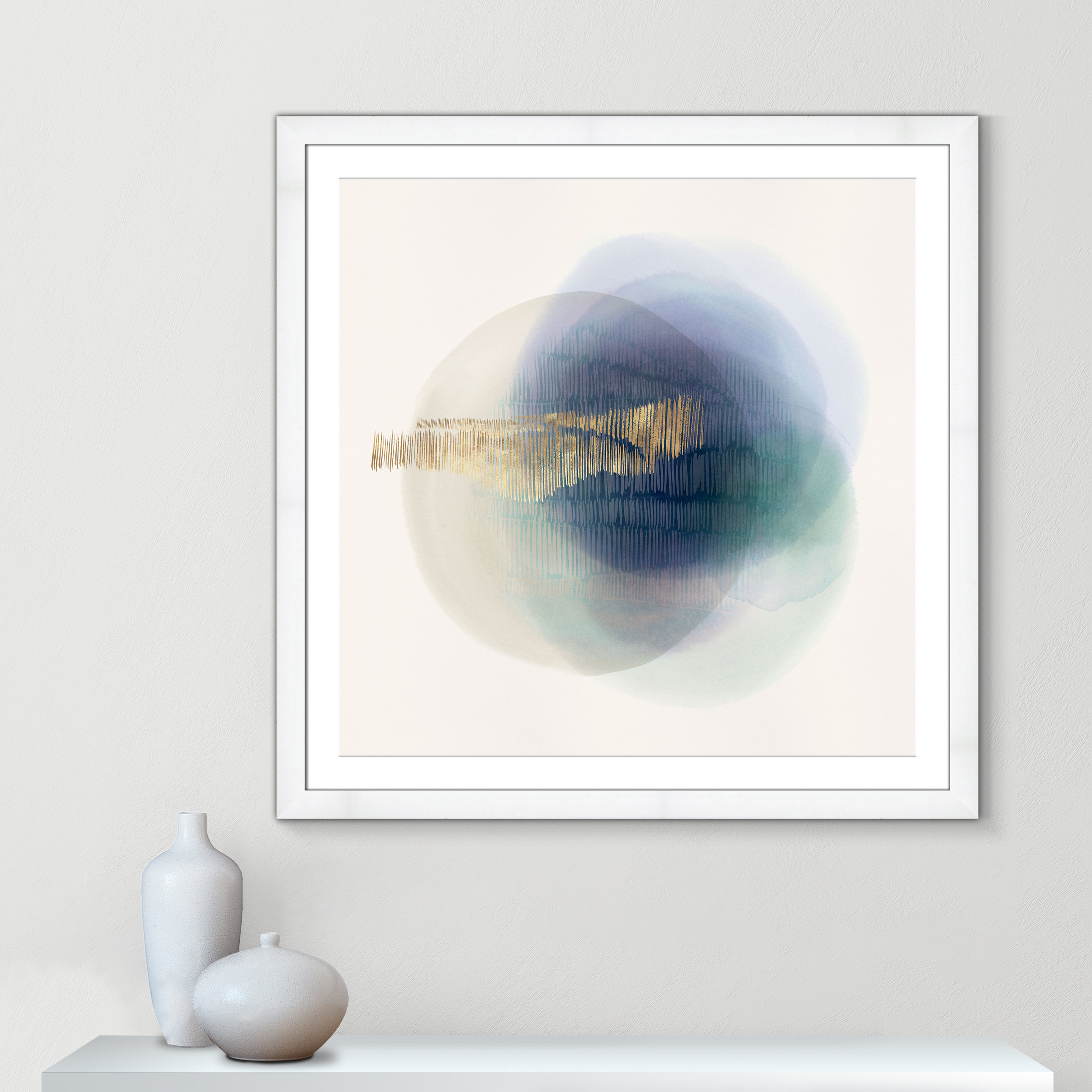 Casa Fine Arts Translucent Blue II Print by Casa Fine Arts | Wayfair