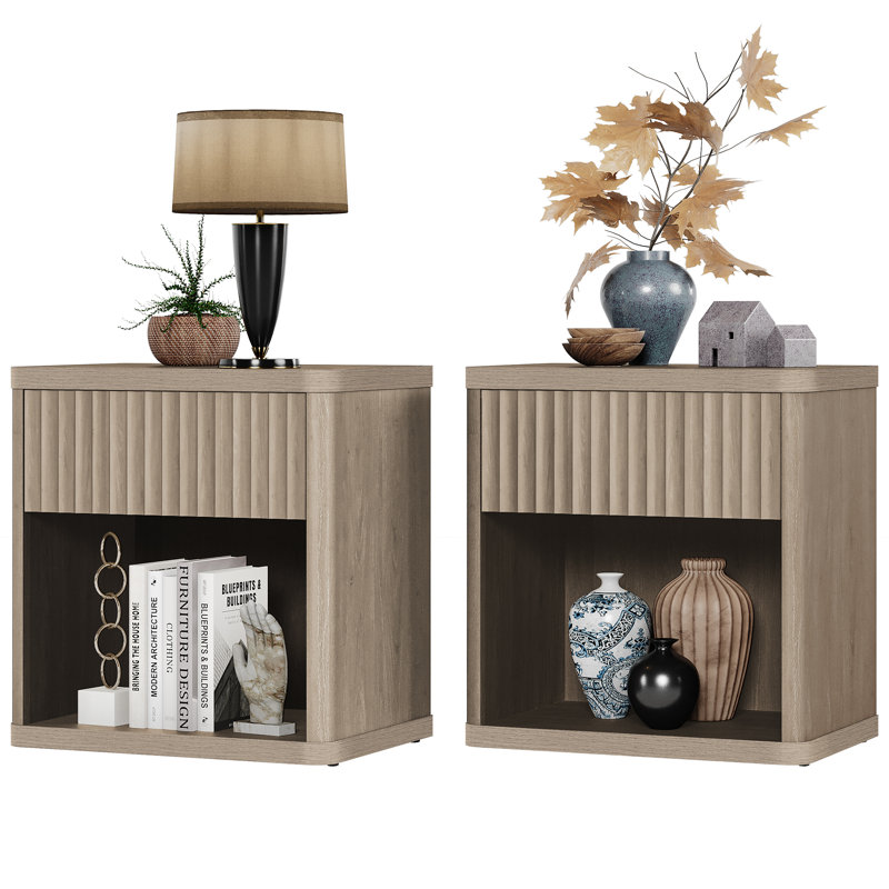 George Oliver Cesiro 1 - Drawer Nightstand & Reviews | Wayfair