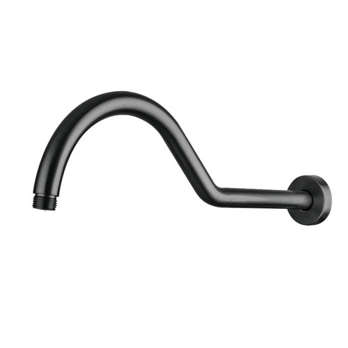 Dcolora Wall Mounted Solid Brass Gooseneck Shower Head Extension Arm ...