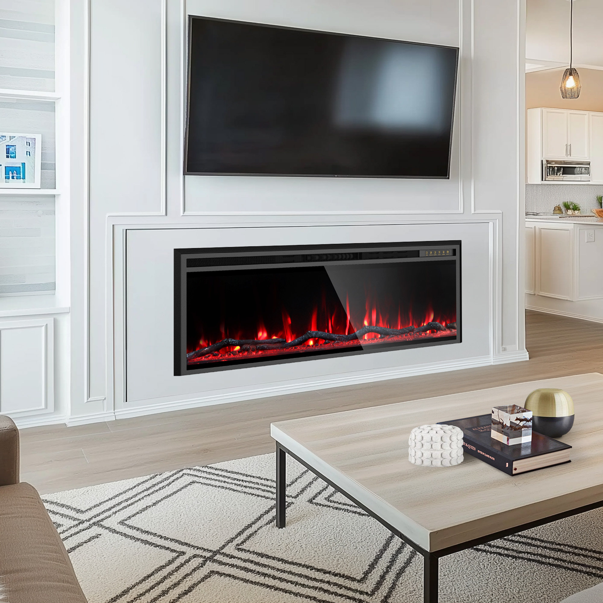 Symple Stuff Electronic Fireplace & Reviews | Wayfair