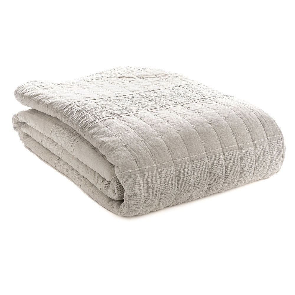 Brunelli Standard Cotton Reversible 2 Piece Coverlet Set & Reviews ...