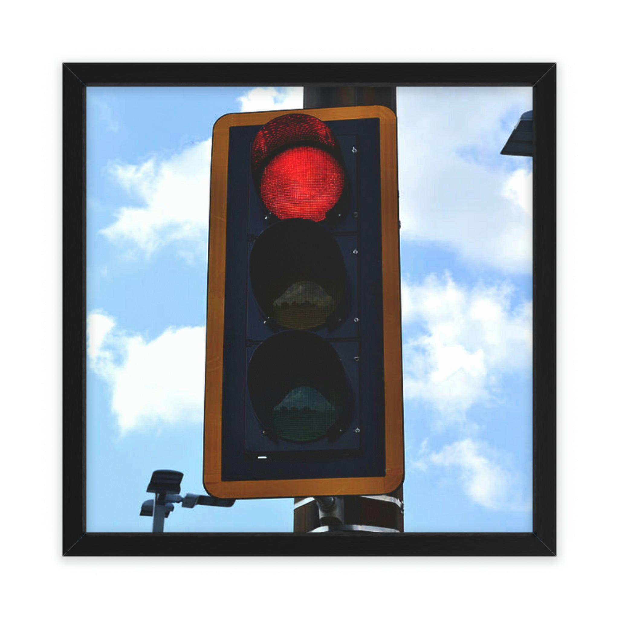 Latitude Run® Red Light - Picture Frame Illustration | Wayfair