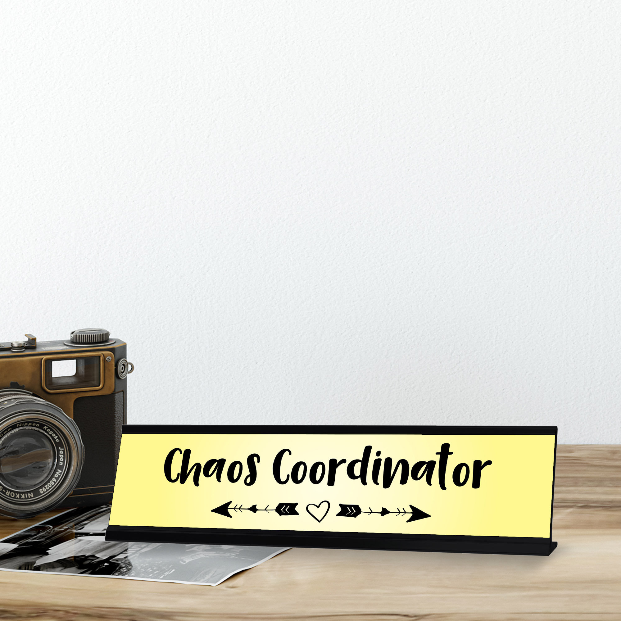 Signs ByLITA Chaos Coordinator Arrows Desk Sign | Wayfair