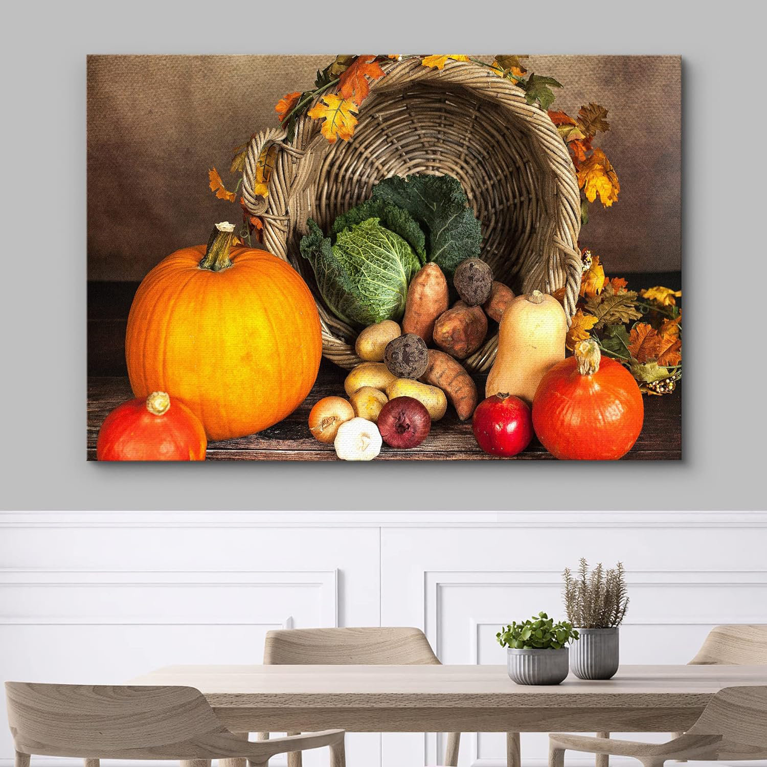 IDEA4WALL Kitchen Food Autumn Fall Thanksgiving Pumpkin Harvest Nature ...