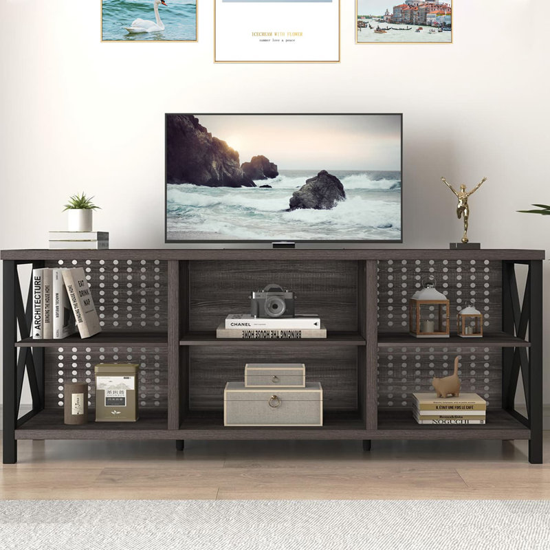 Gracie Oaks Elaina Solid Wood 63'' W Storage Credenza | Wayfair