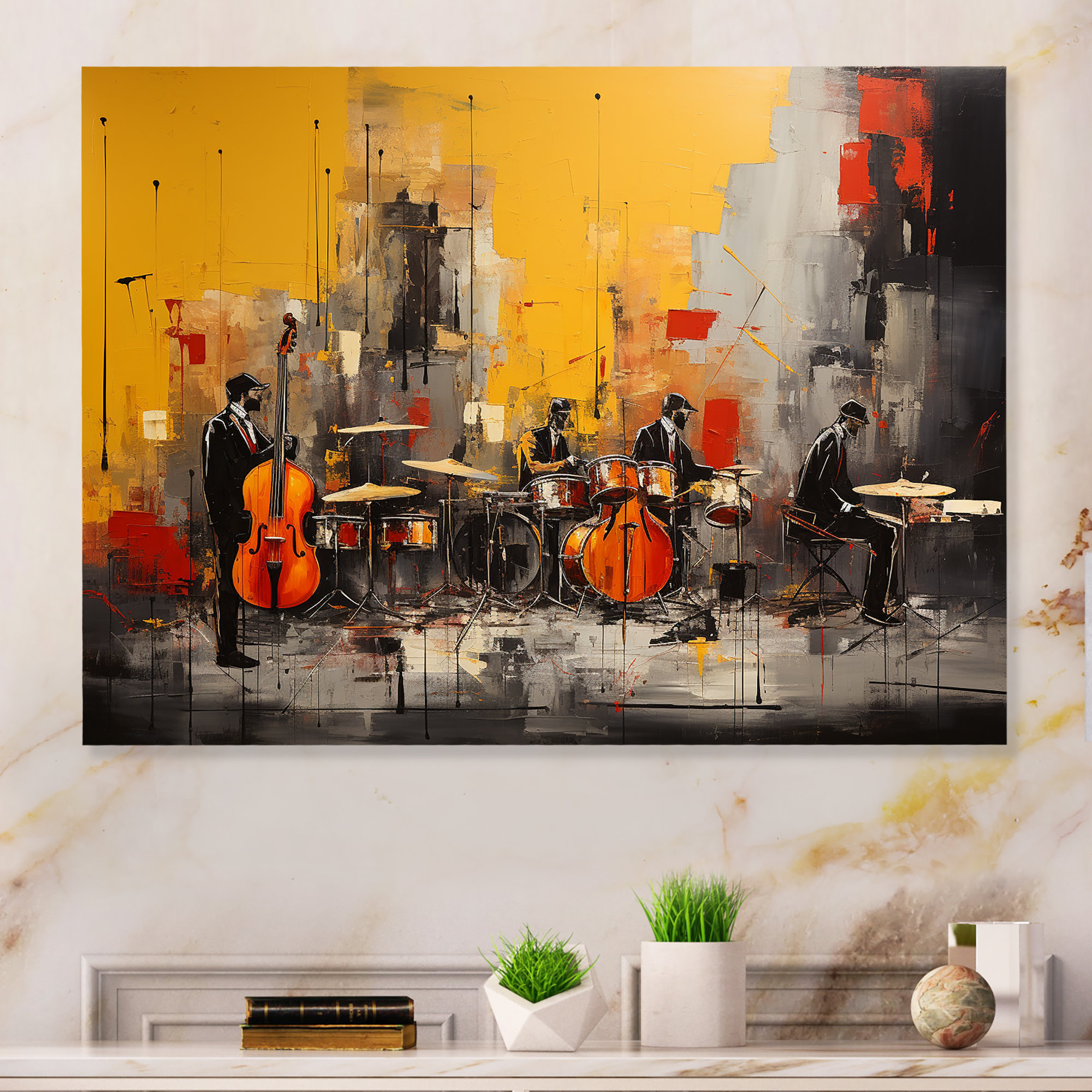 Lark Manor Jazz Band Melody Groove - Music Jazz Metal Wall Art ...