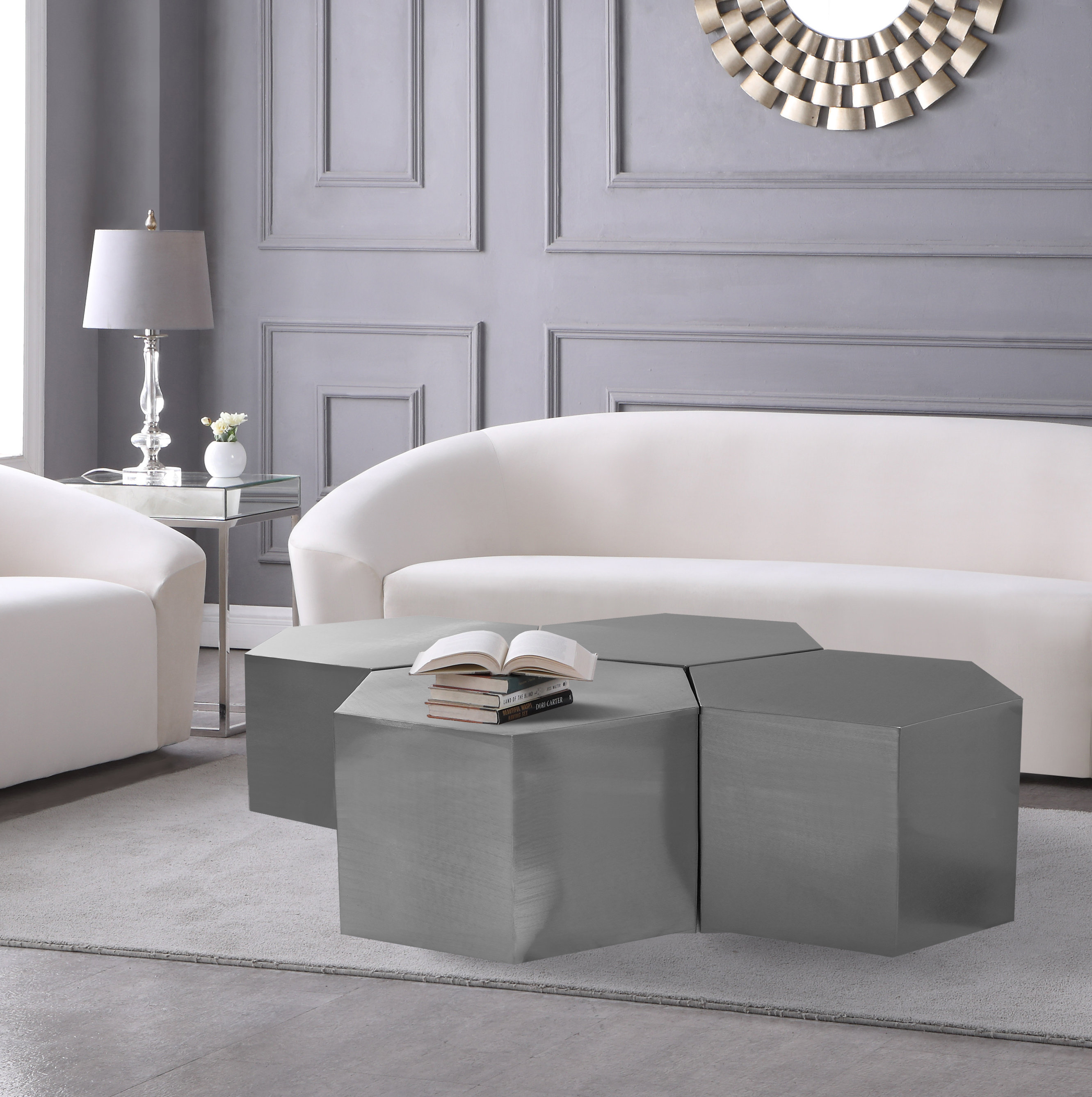 Everly Quinn Elem Block 4 Bunching Tables & Reviews | Wayfair