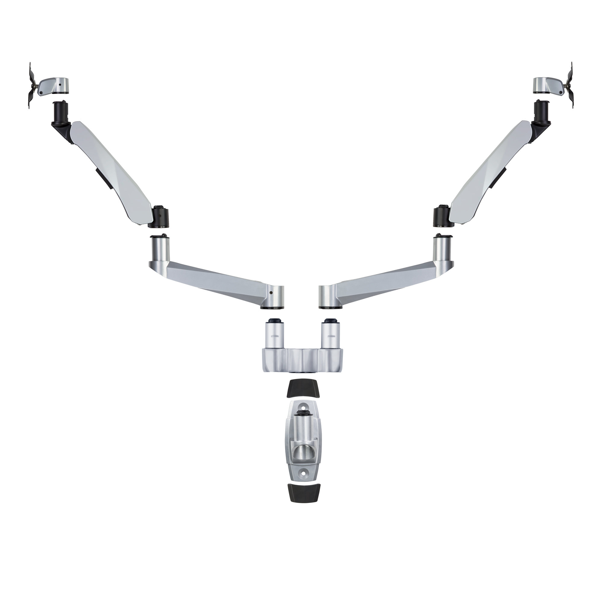 Mount-It Dual Monitor Wall Mount with Articulating Gas Spring Arms | 19 ...