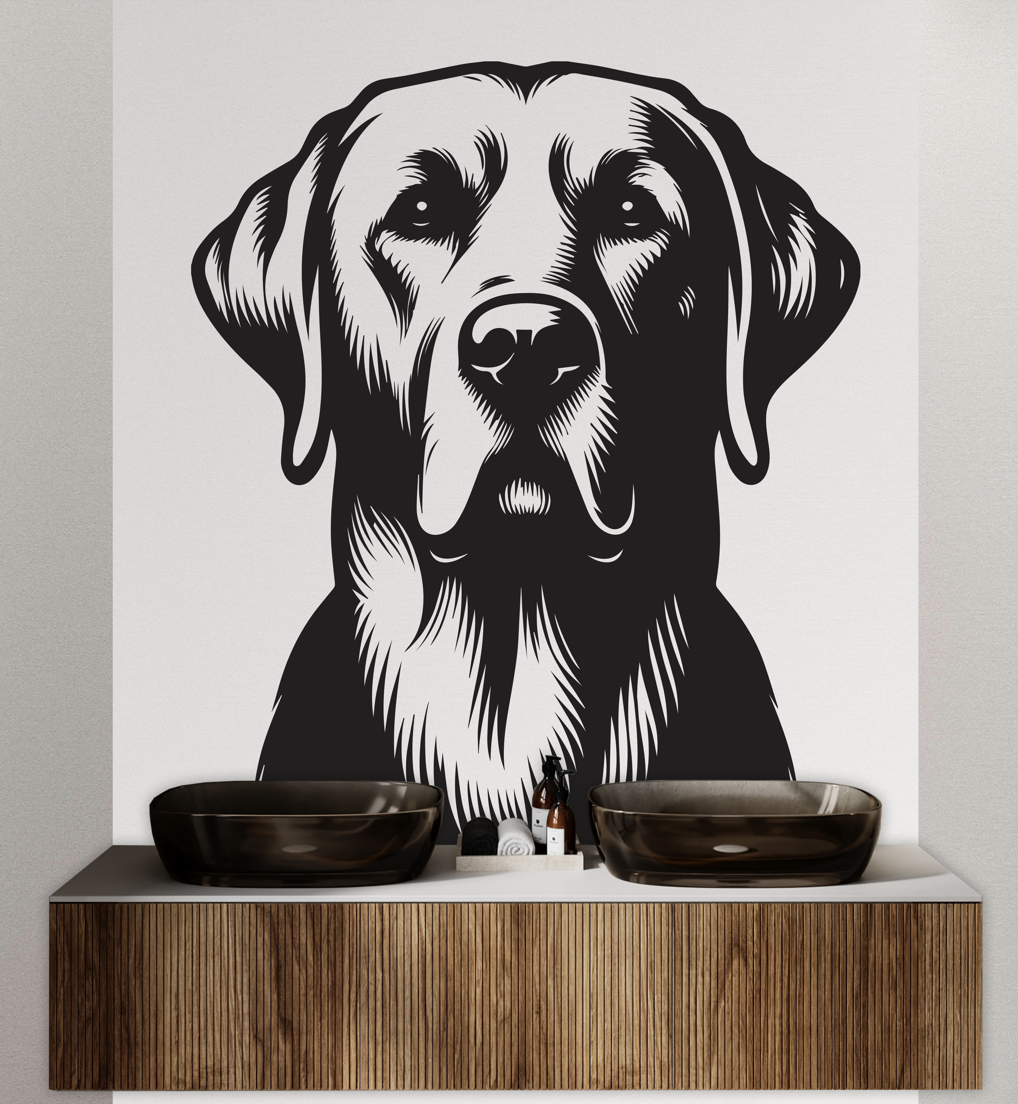 Winston Porter Labrador Dog Wall Decal Dog Decor Dog Kids Dog Wall Art ...