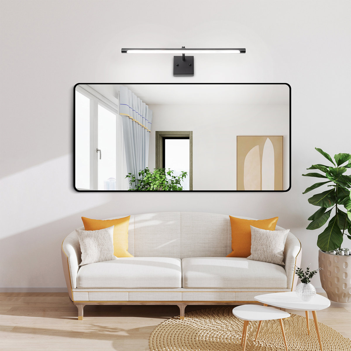 Ebern Designs Nivek Dimmable LED Bath Bar Bathroom Vanity Lights ...