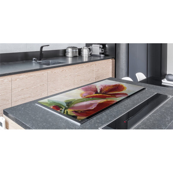 Festive Fit Home Stove Top Cover - Vibrant Flowers | Gas & Electric ...