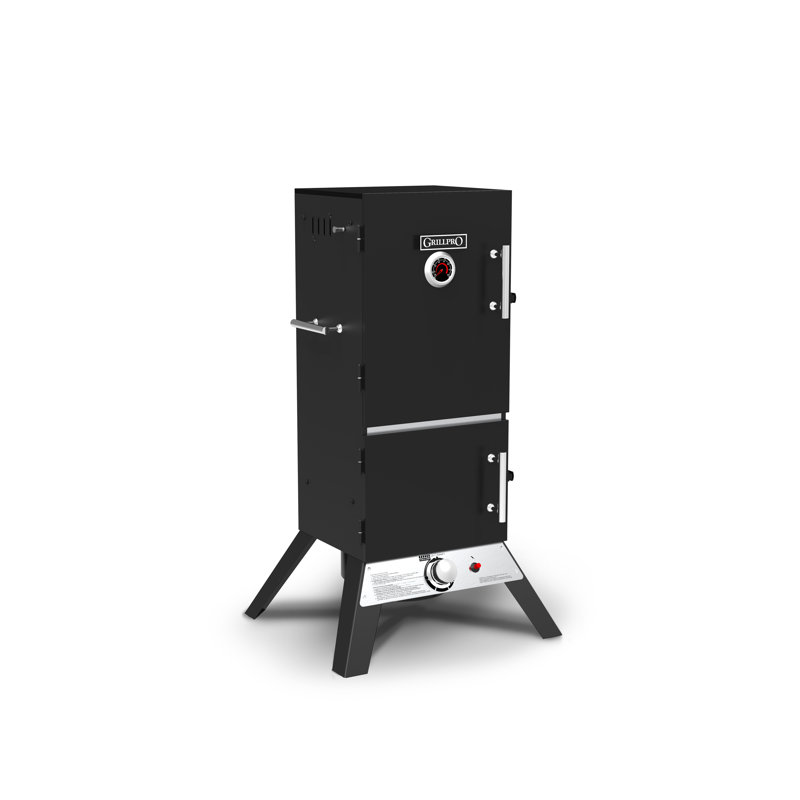 GrillPro 33 in. Vertical Propane Gas Cabinet Smoker & Reviews | Wayfair