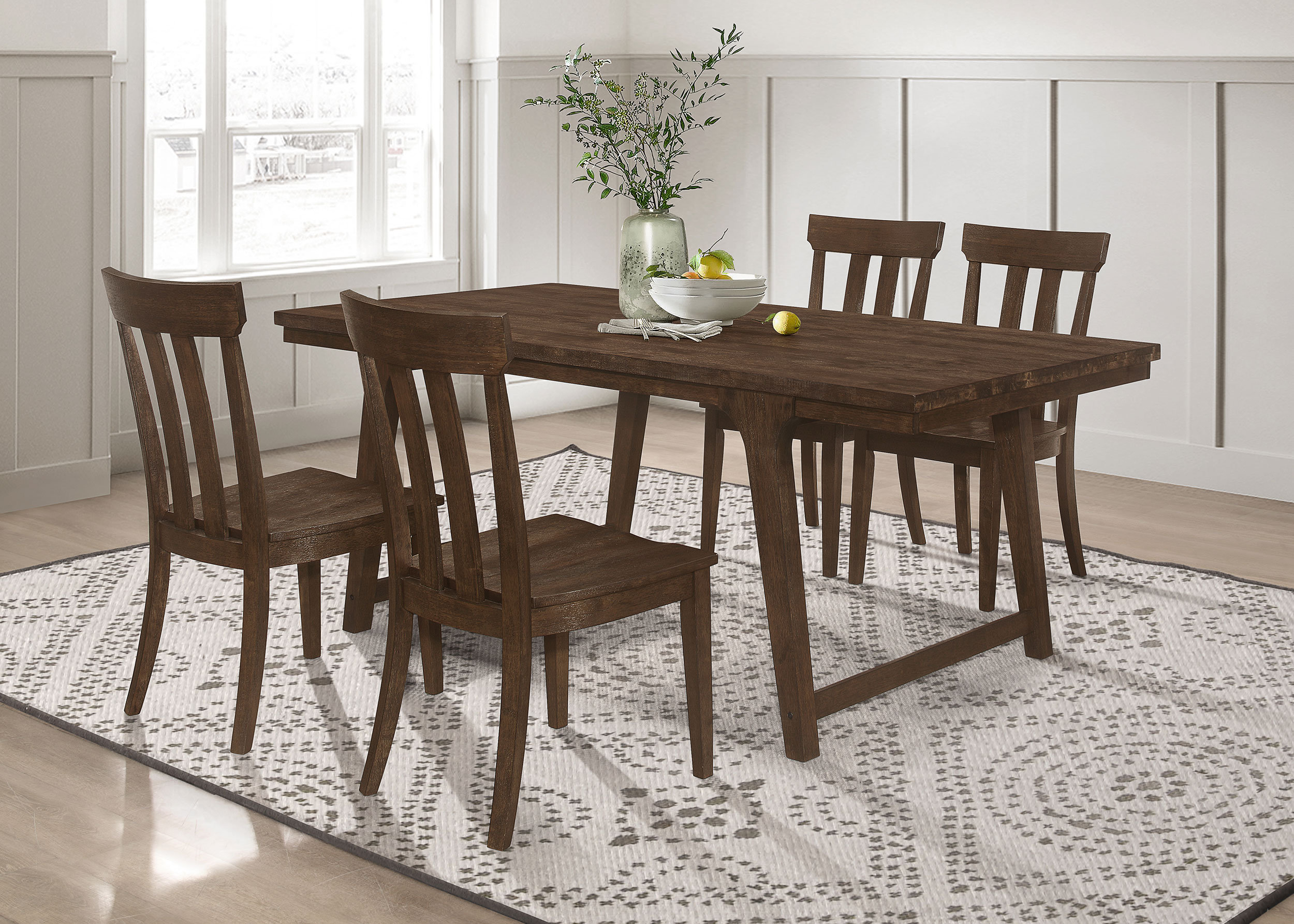 Red Barrel Studio Modern Appeal - Aurick 5-Piece Rectangular Dining ...
