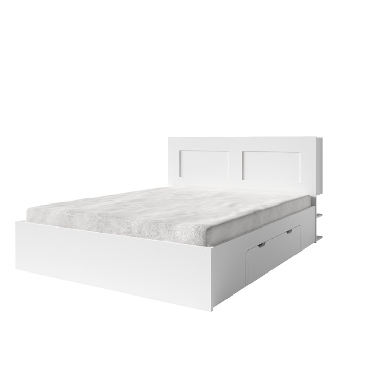 Metro Lane Wyndham European Kingsize (160 x 200cm) Bed Frame | Wayfair ...