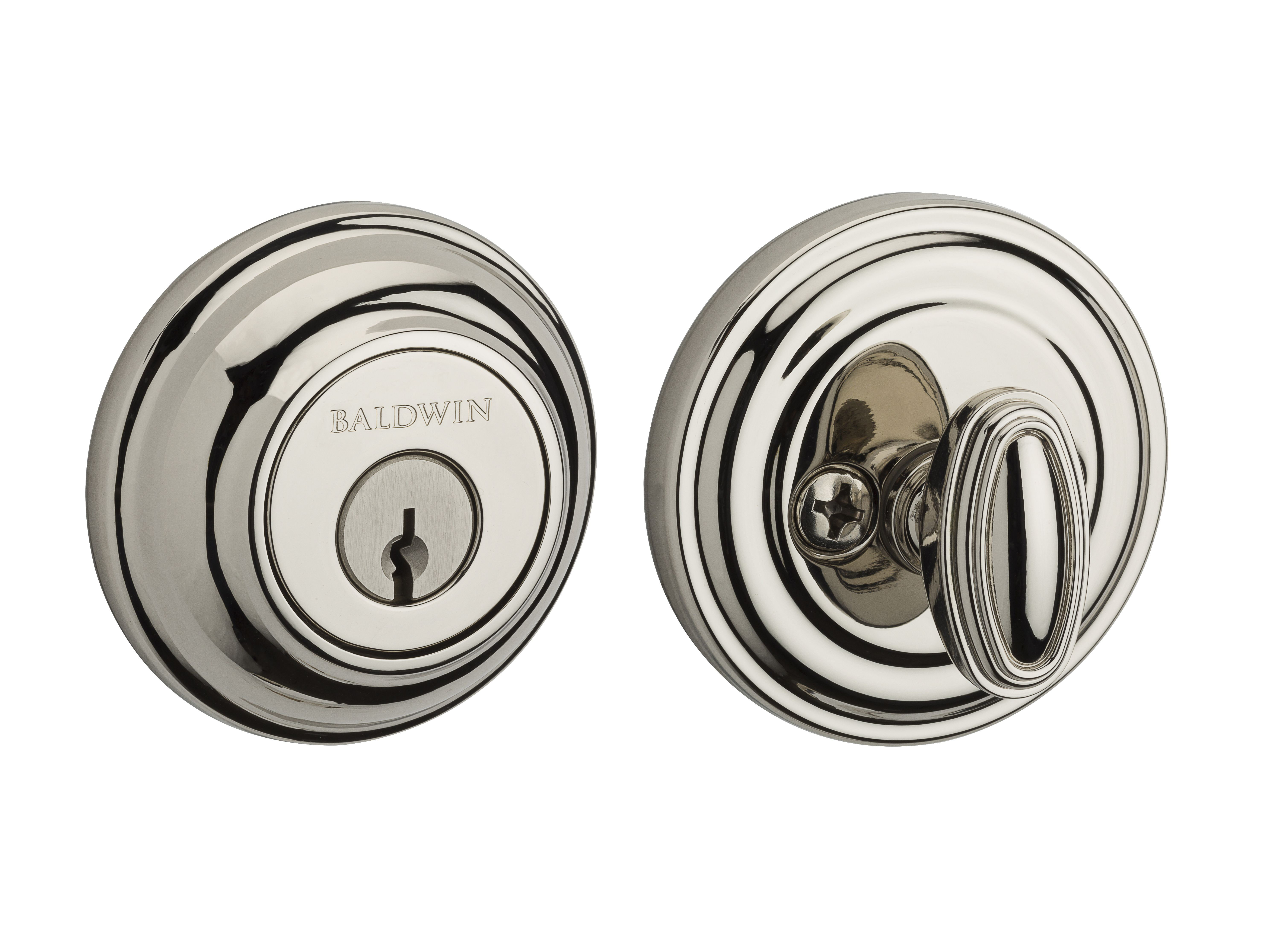 Baldwin Traditional Round Single Cylinder Deadbolt & Reviews | Wayfair