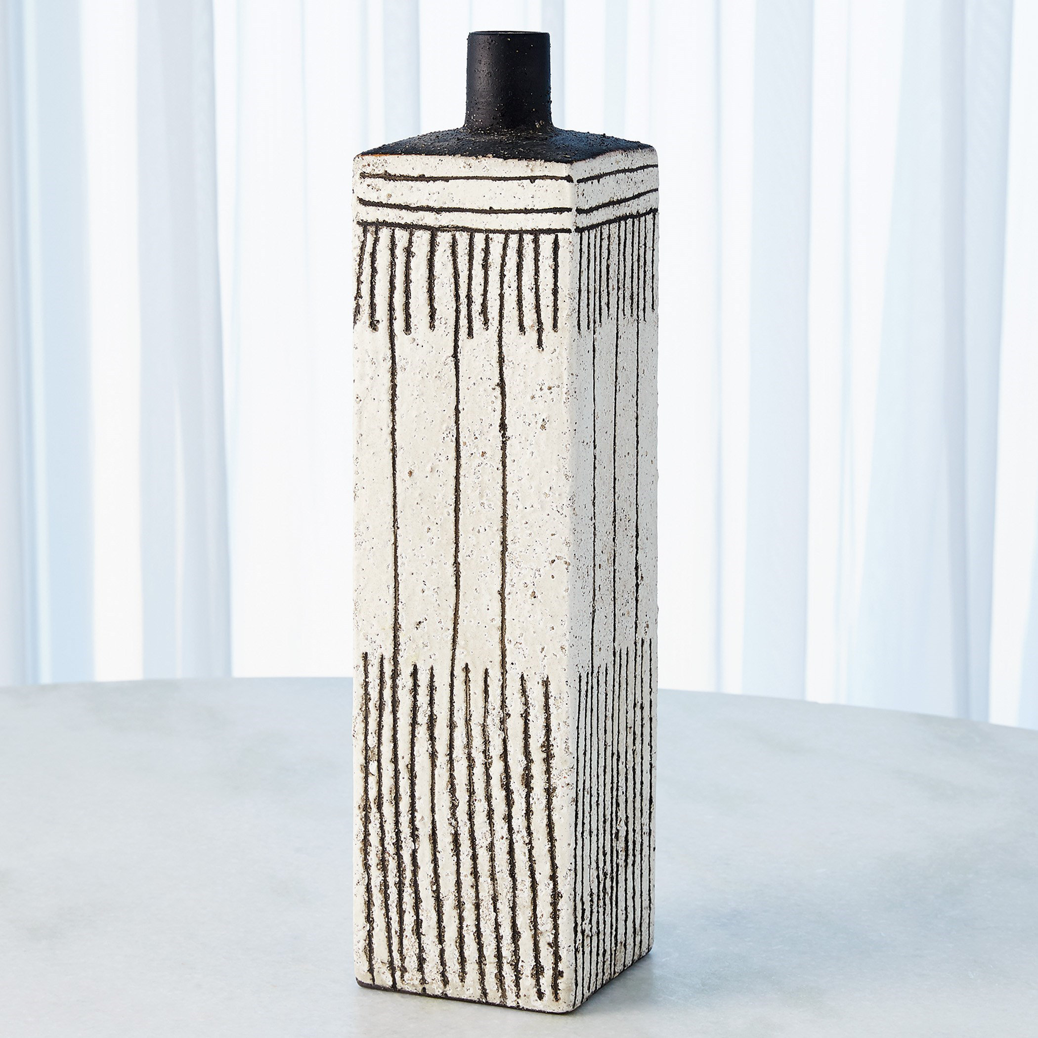 Global Views Graffiti Square Vase | Wayfair