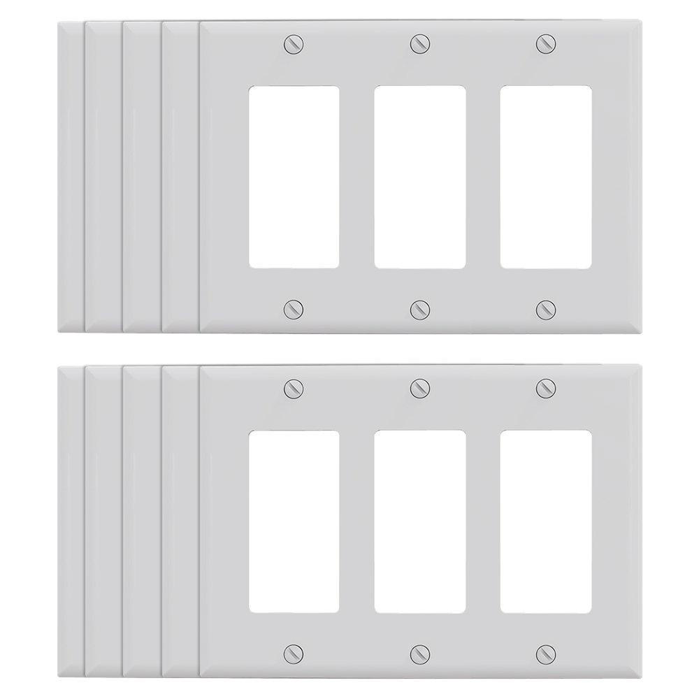 ELEGRP 3-Gang Rocker Wall Plate | Wayfair