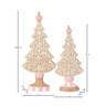 Astoria Grand 11" Resin Icing Gingerbread Trees Set of 2 | Wayfair