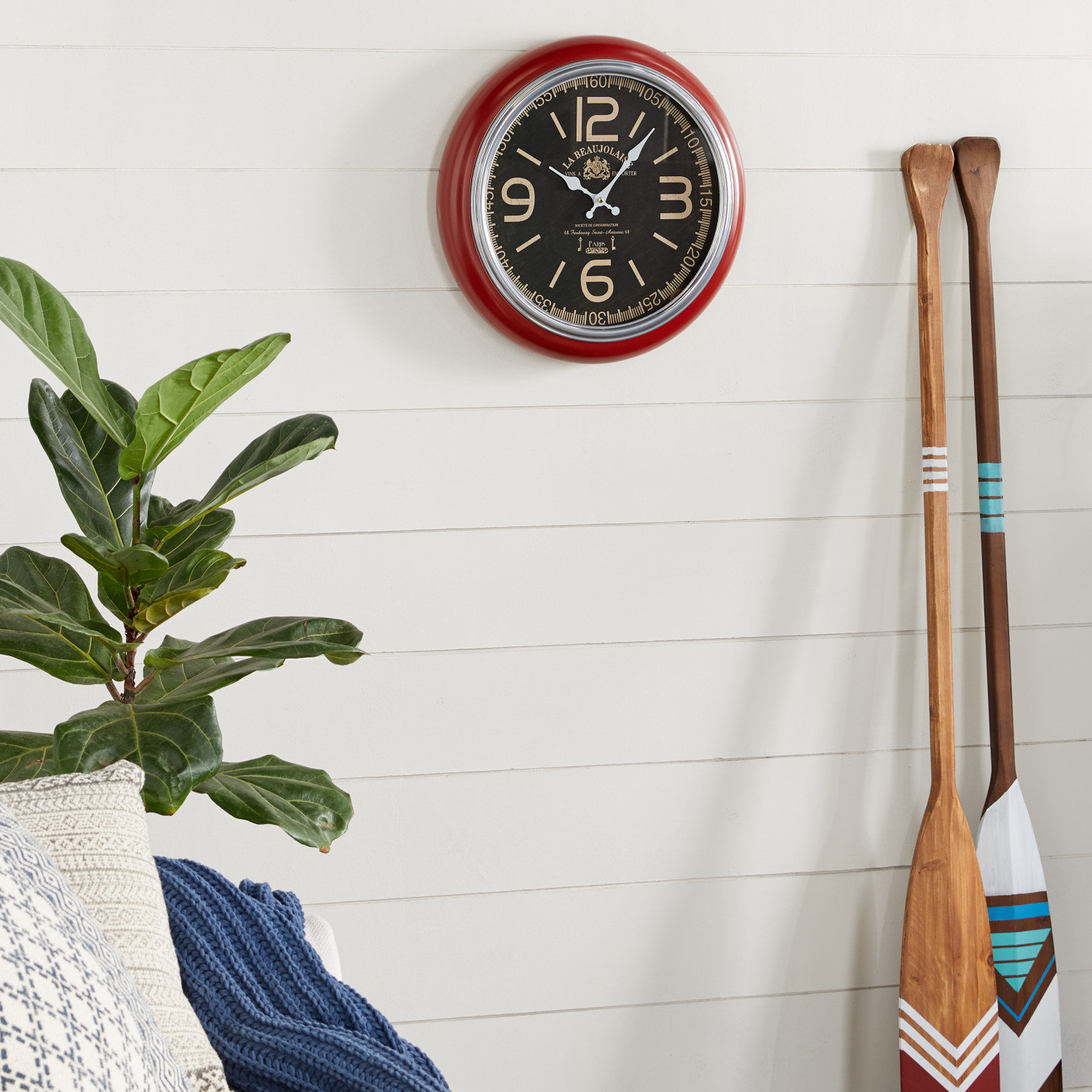 Ophelia & Co. Sibyl 17" Wall Clock | Wayfair