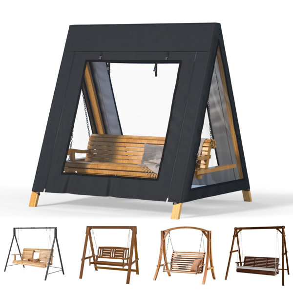 Arlmont & Co. Outdoor A-Frame Swing Chair Cover, Patio Hammock Glider ...