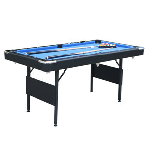 iYofe 65.7"L Portable Pool Table for Families with Easy Folding for ...