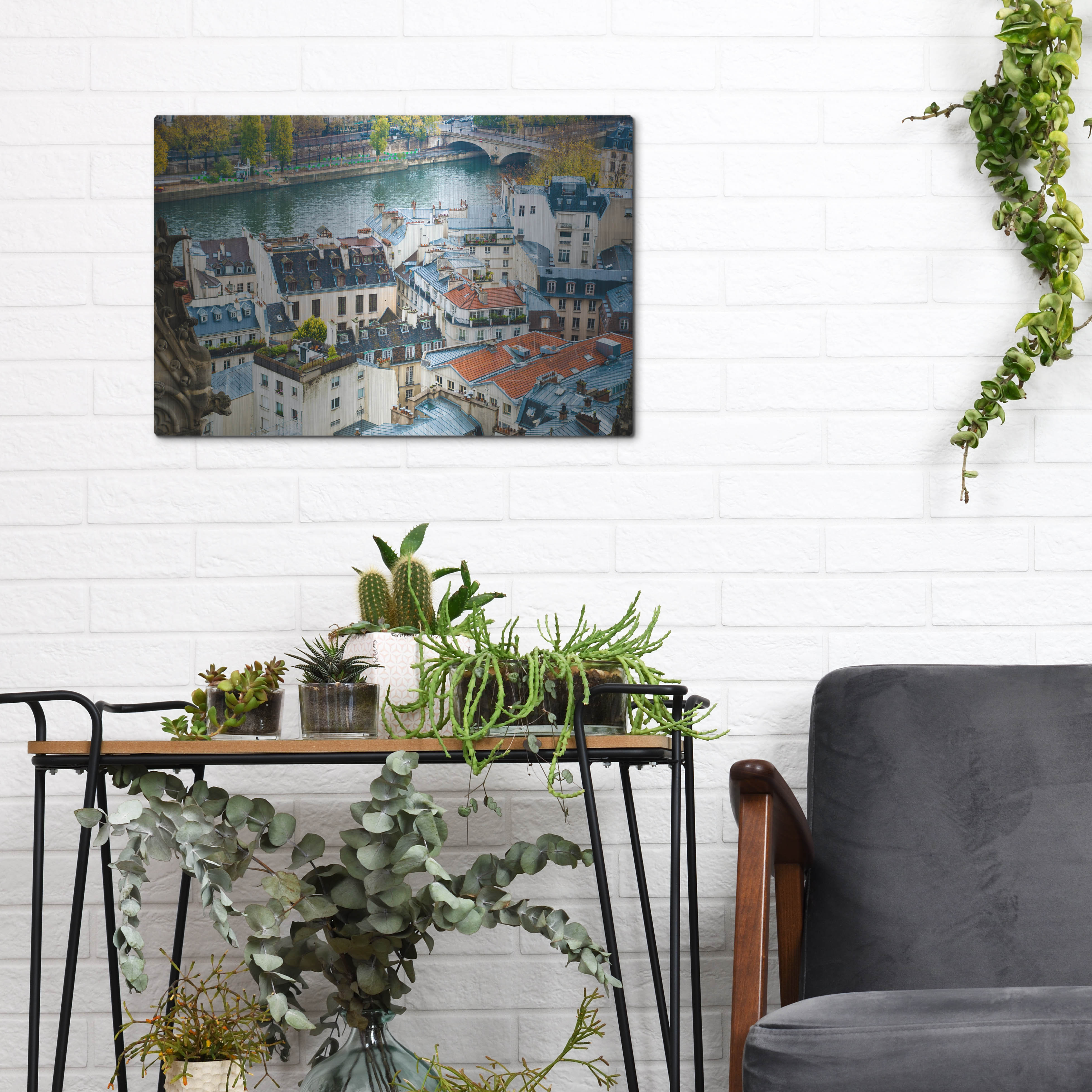 Red Barrel Studio® Paris Rooftops' by Sonja Quintero, Metal Wall Art ...