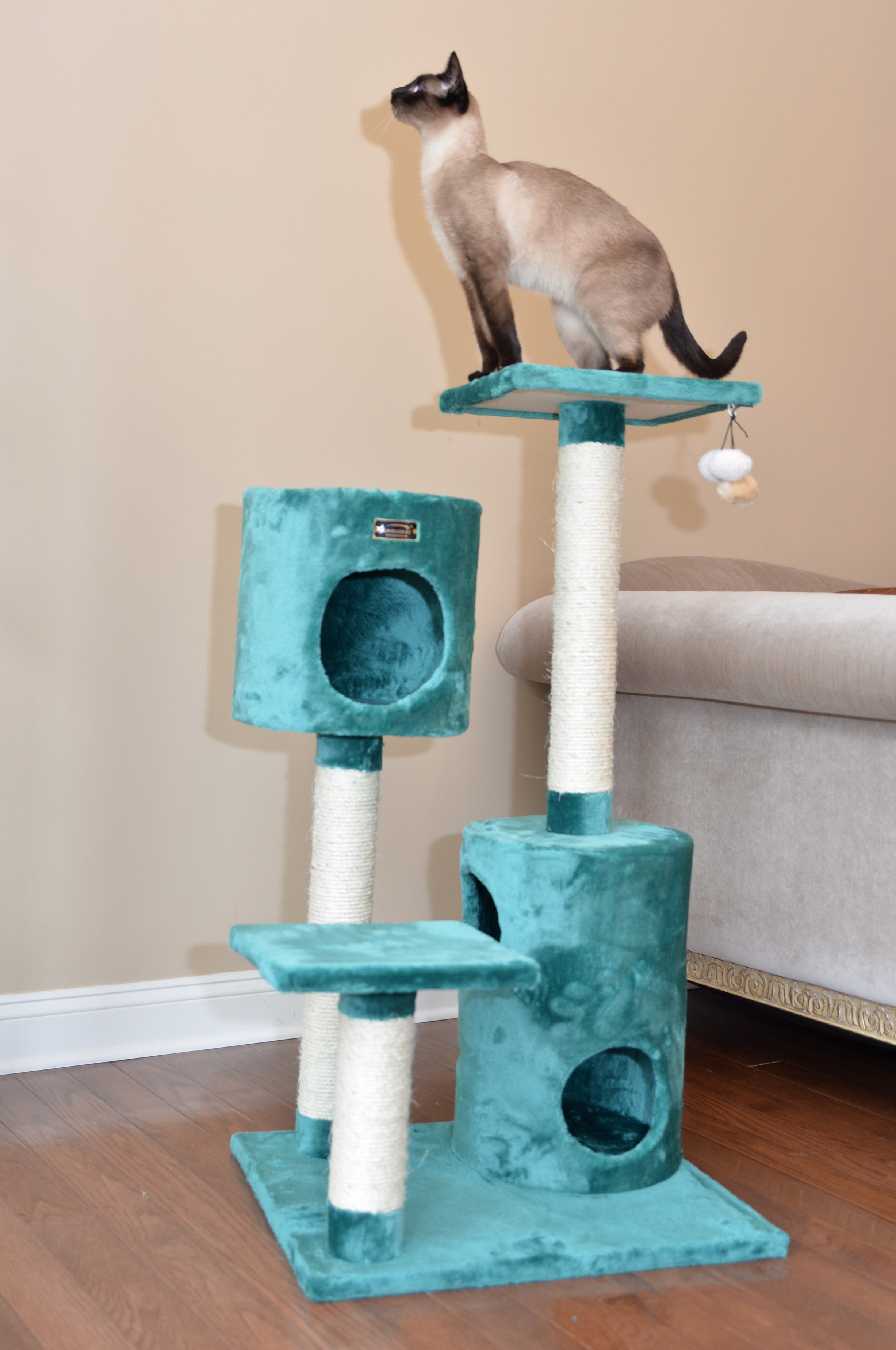 Armarkat 43" Classic Real Wood Cat Tree & Reviews | Wayfair