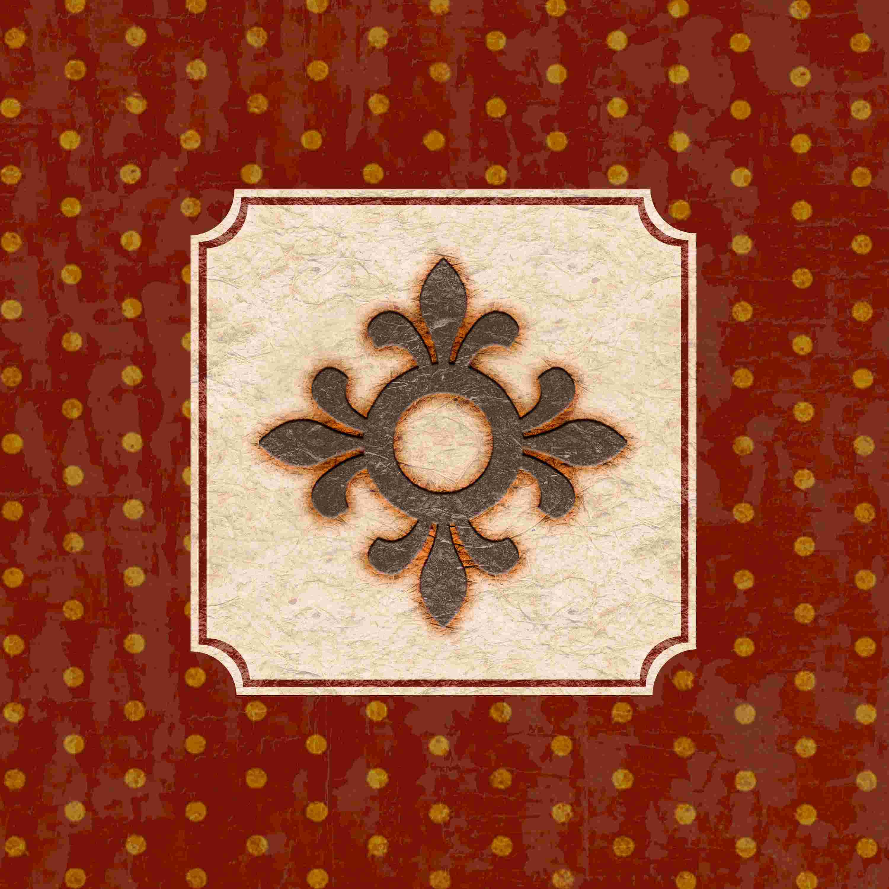 Fleur De Lis Living Polka Dot Tile - Wayfair Canada