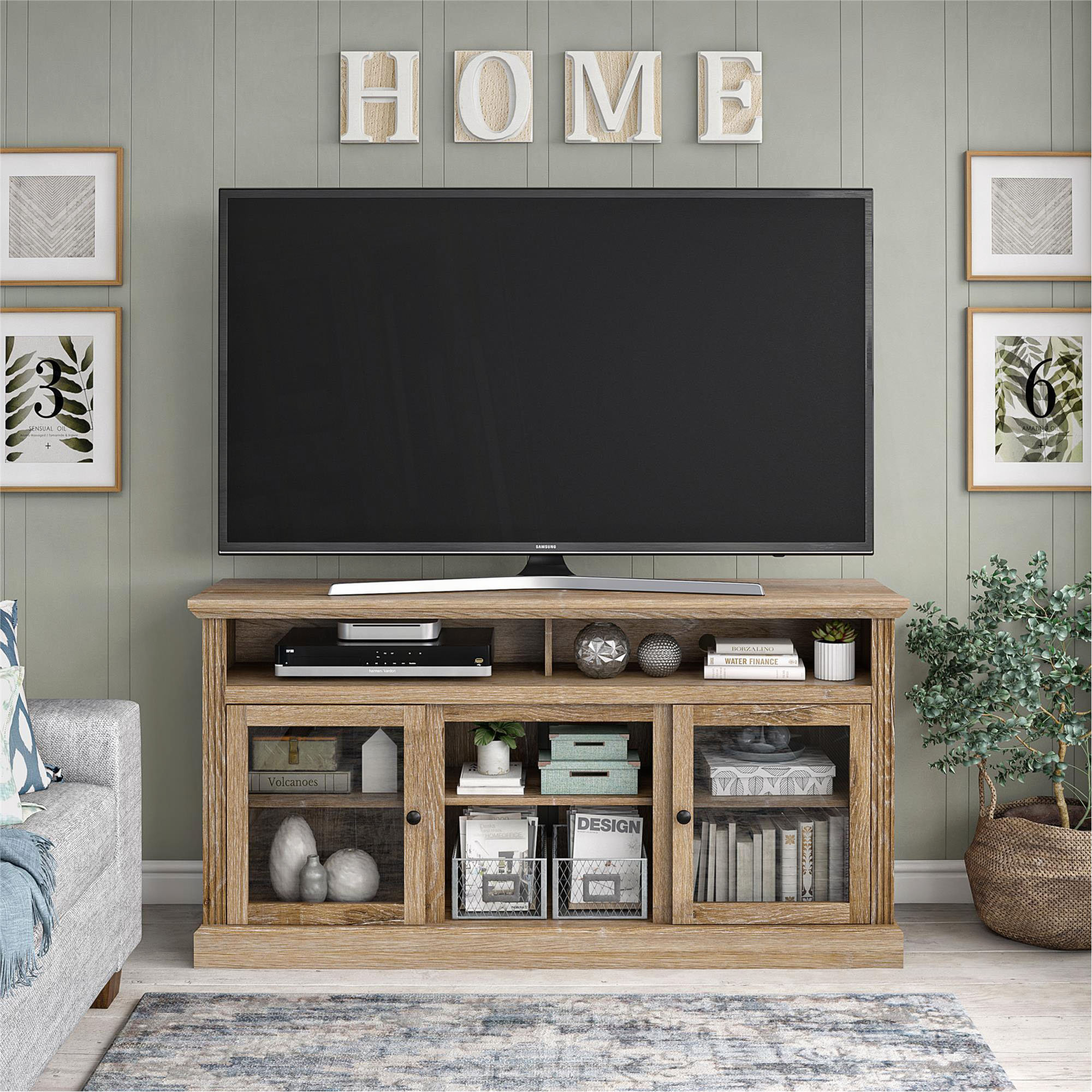 August Grove® Chicago TV Stand For Tvs Up To 65" | Wayfair