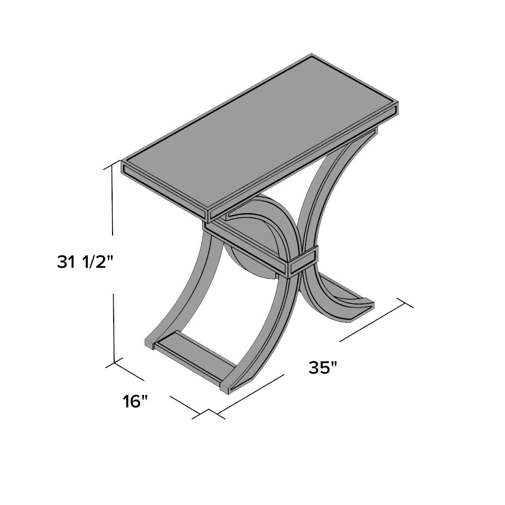 House of Hampton® Edward Console Table | Wayfair