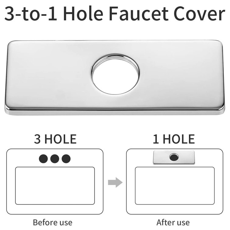 OAKLAND Bathroom Faucet Hole Cover Deck Plate & Reviews | Wayfair