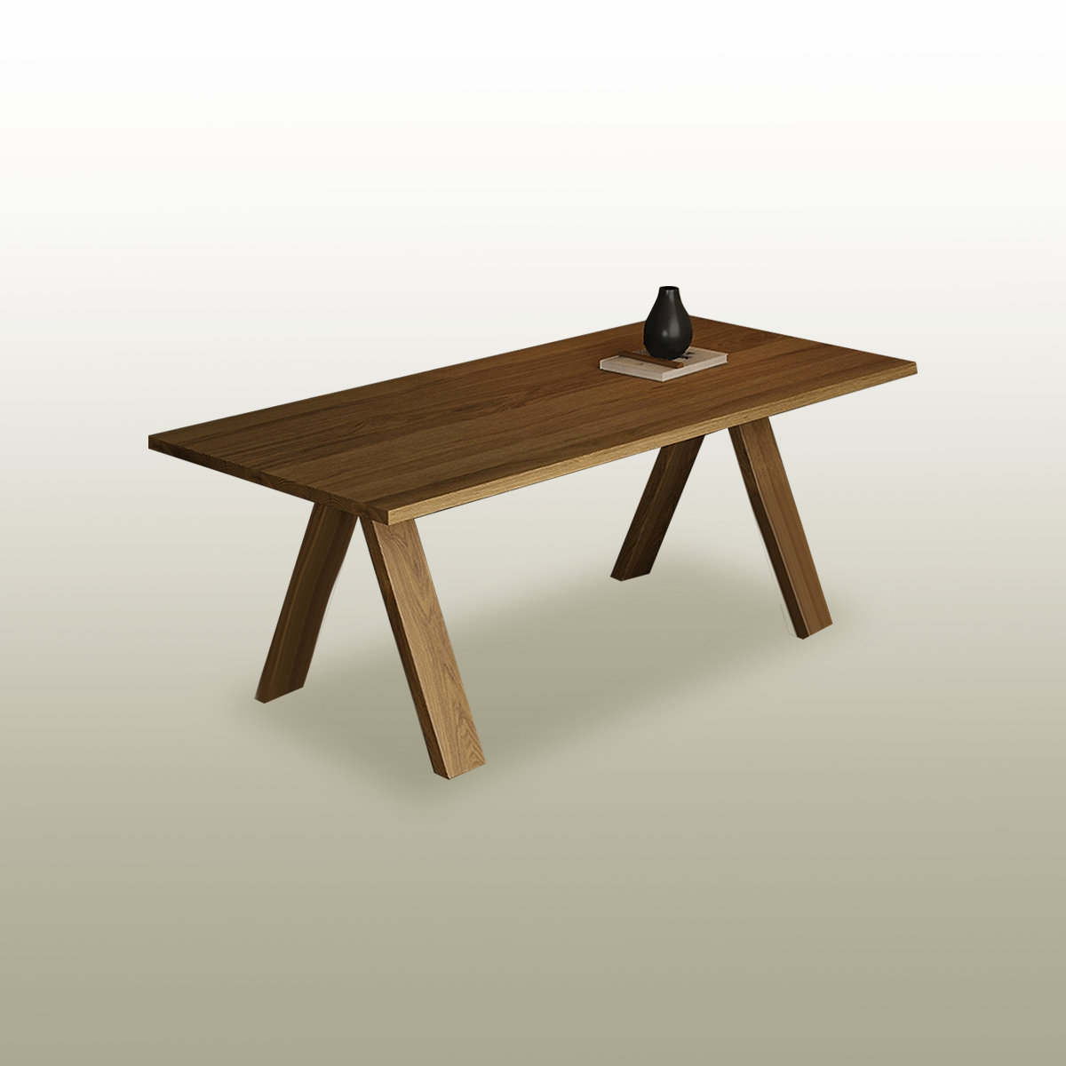 PULOSK Picture color Rectangular Solid Wood Dining Table | Wayfair