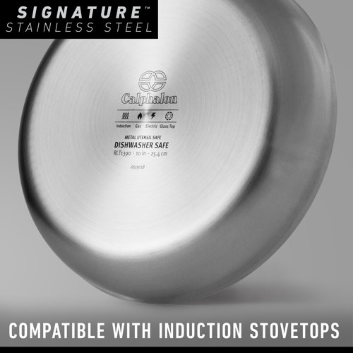 Calphalon Signature Stainless Steel 10 Piece Cookware Set & Reviews ...