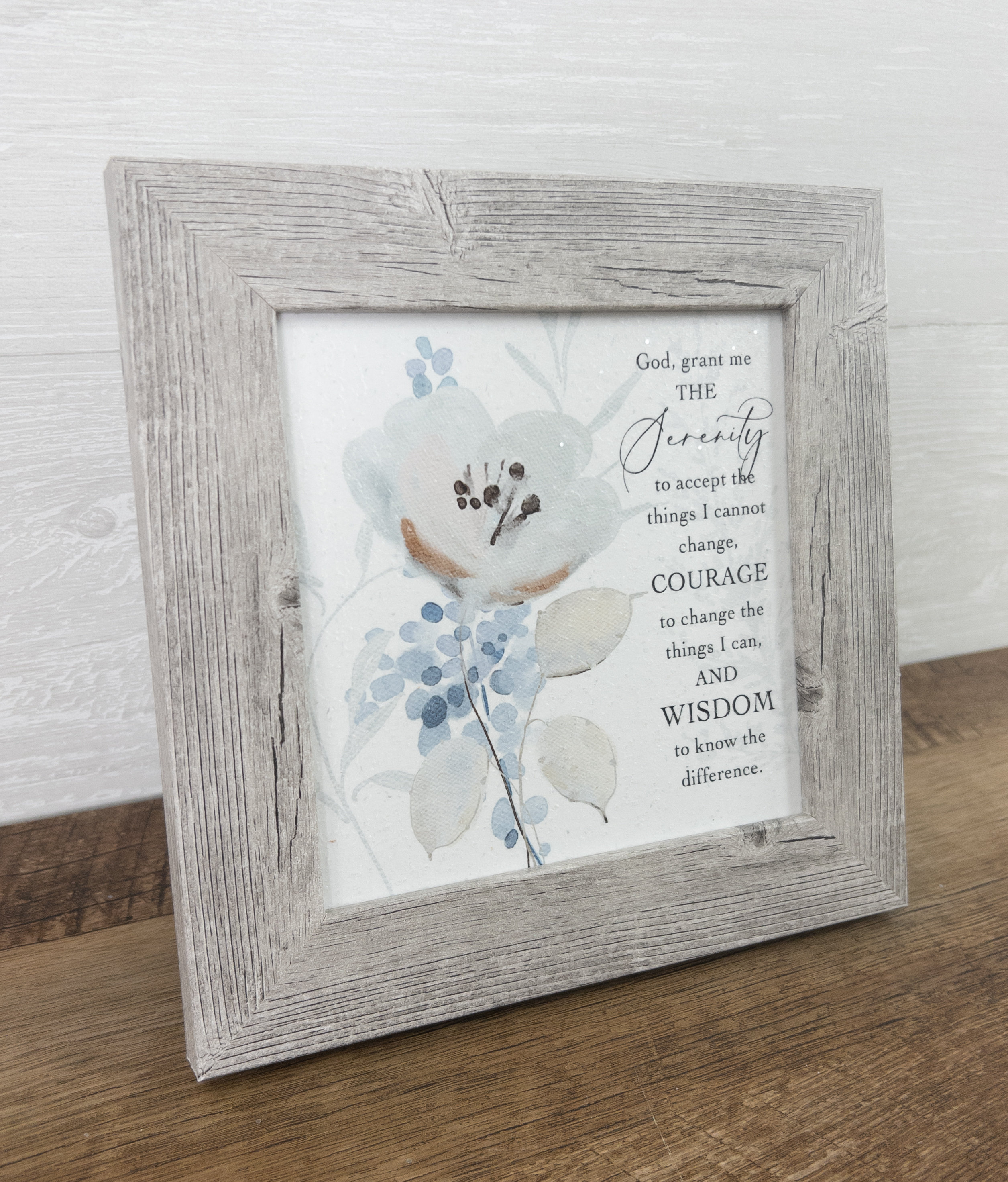 August Grove Serenity Prayer Purple Floral - Wayfair Canada