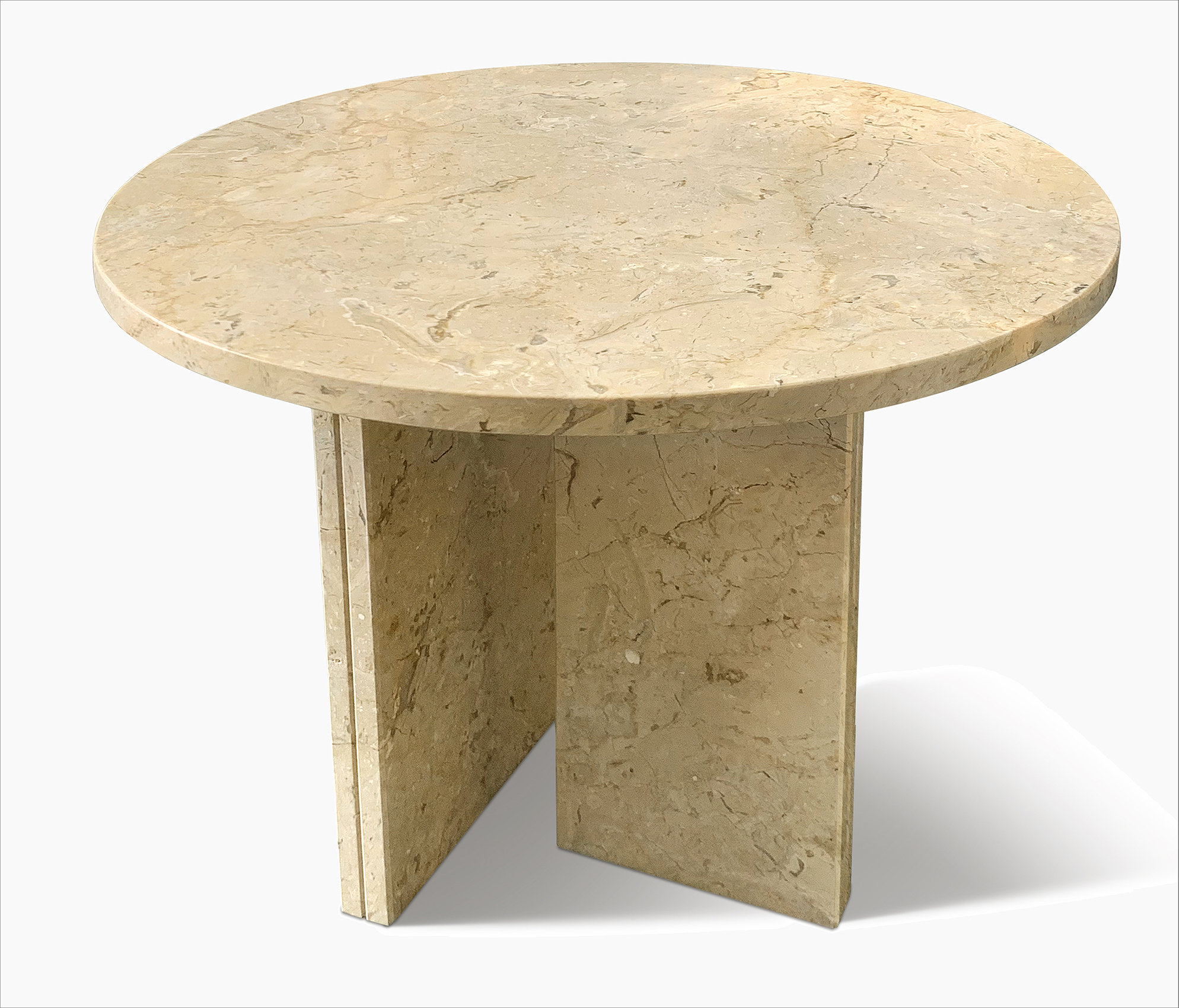 Orren Ellis Glod natural marble coffee table, small table,living room ...
