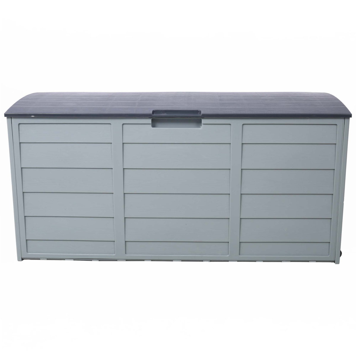 wtressa All Weather UV Pool Deck Box Storage Shed Bin Backyard Patio ...