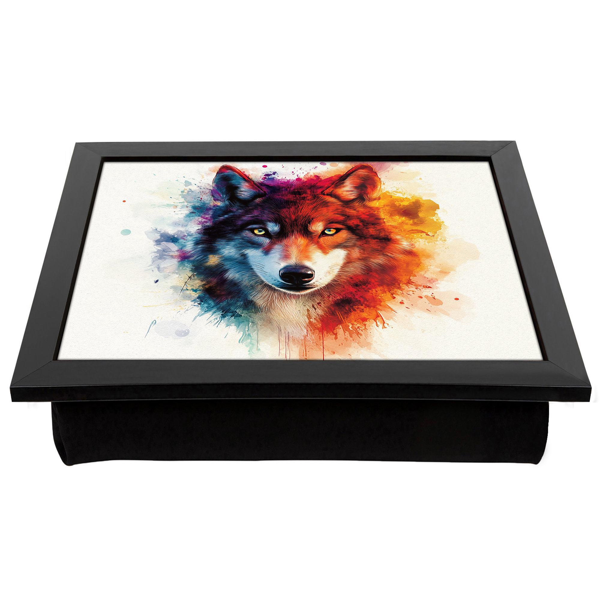 17 Stories Husky Dog Design Lap Tray with Cushion | Wayfair.co.uk