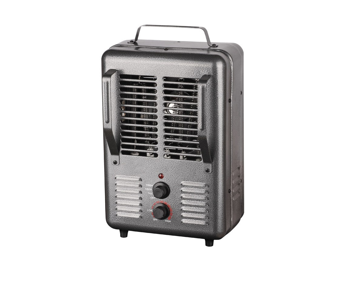 King Electric Portable Milkhouse 1,500 Watt Electric Fan Compact Heater ...