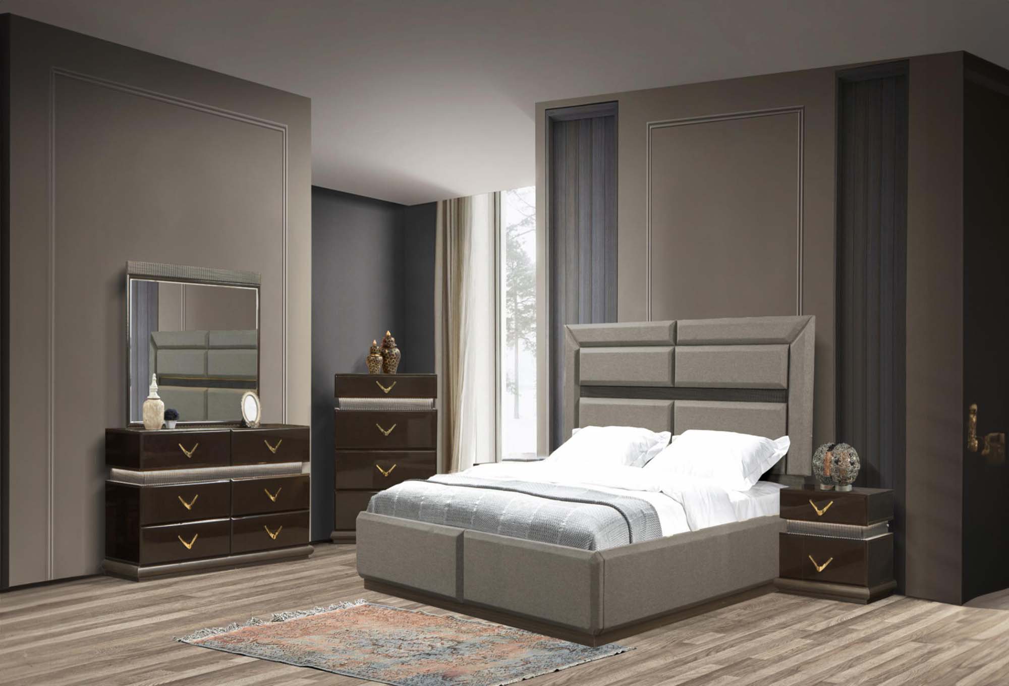 Hokku Designs Mercie 5 Piece Bedroom Set | Wayfair