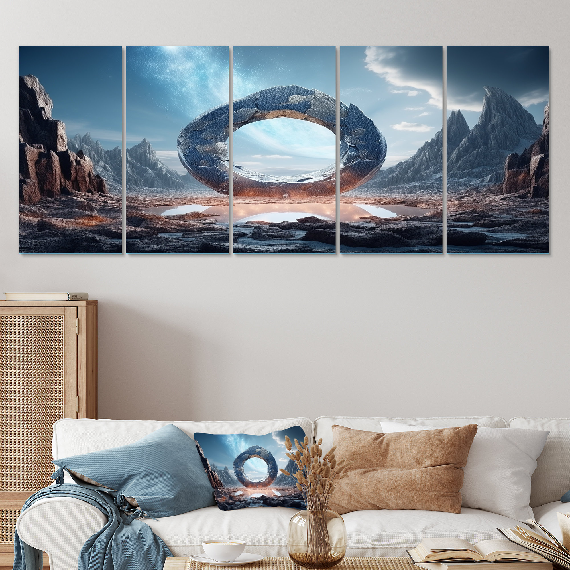 Millwood Pines Surreal Galaxy Portal Landscape II - Surrealism ...