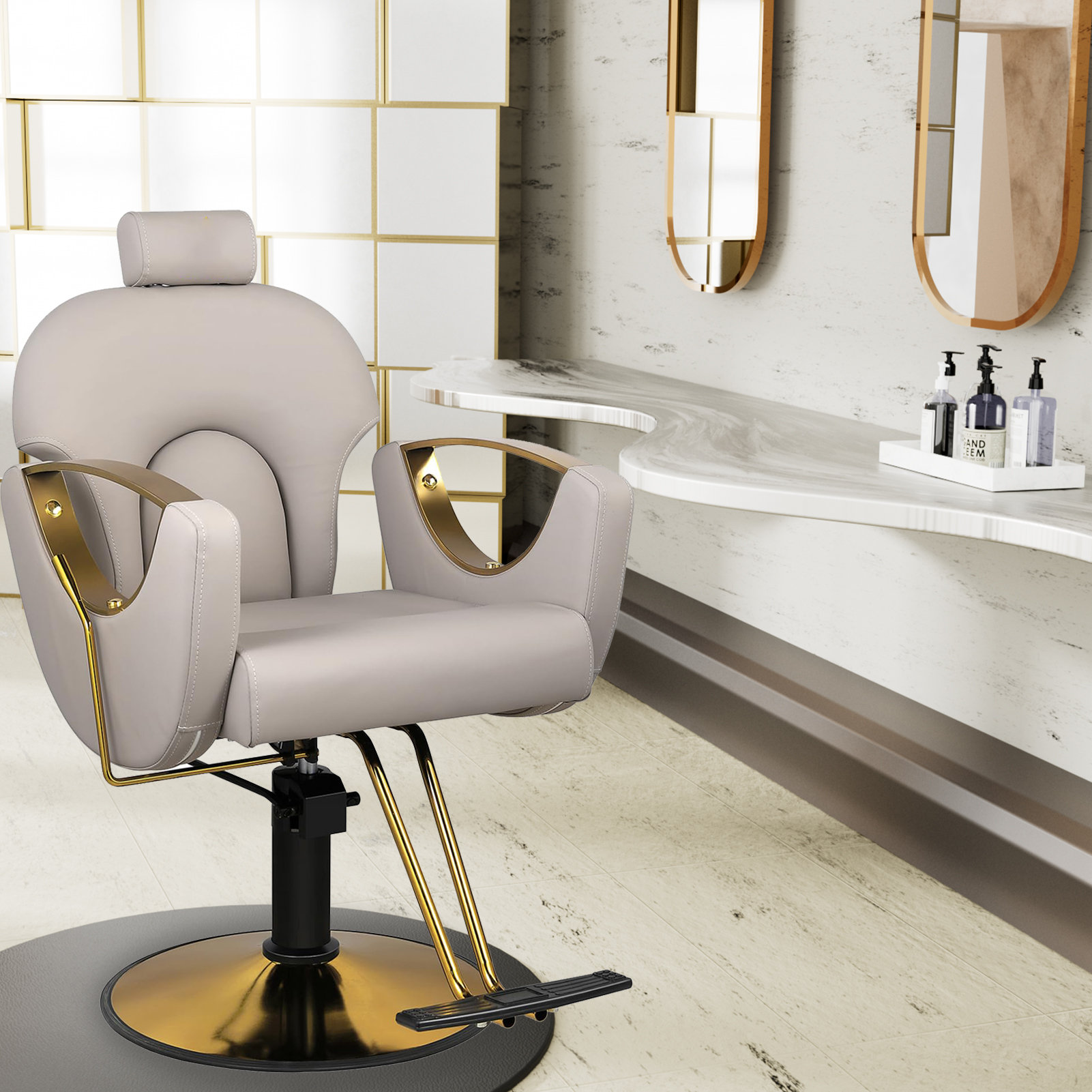 Inbox Zero Beauty Spa Facial Salon Tattoo Adjustable Recliner Faux ...