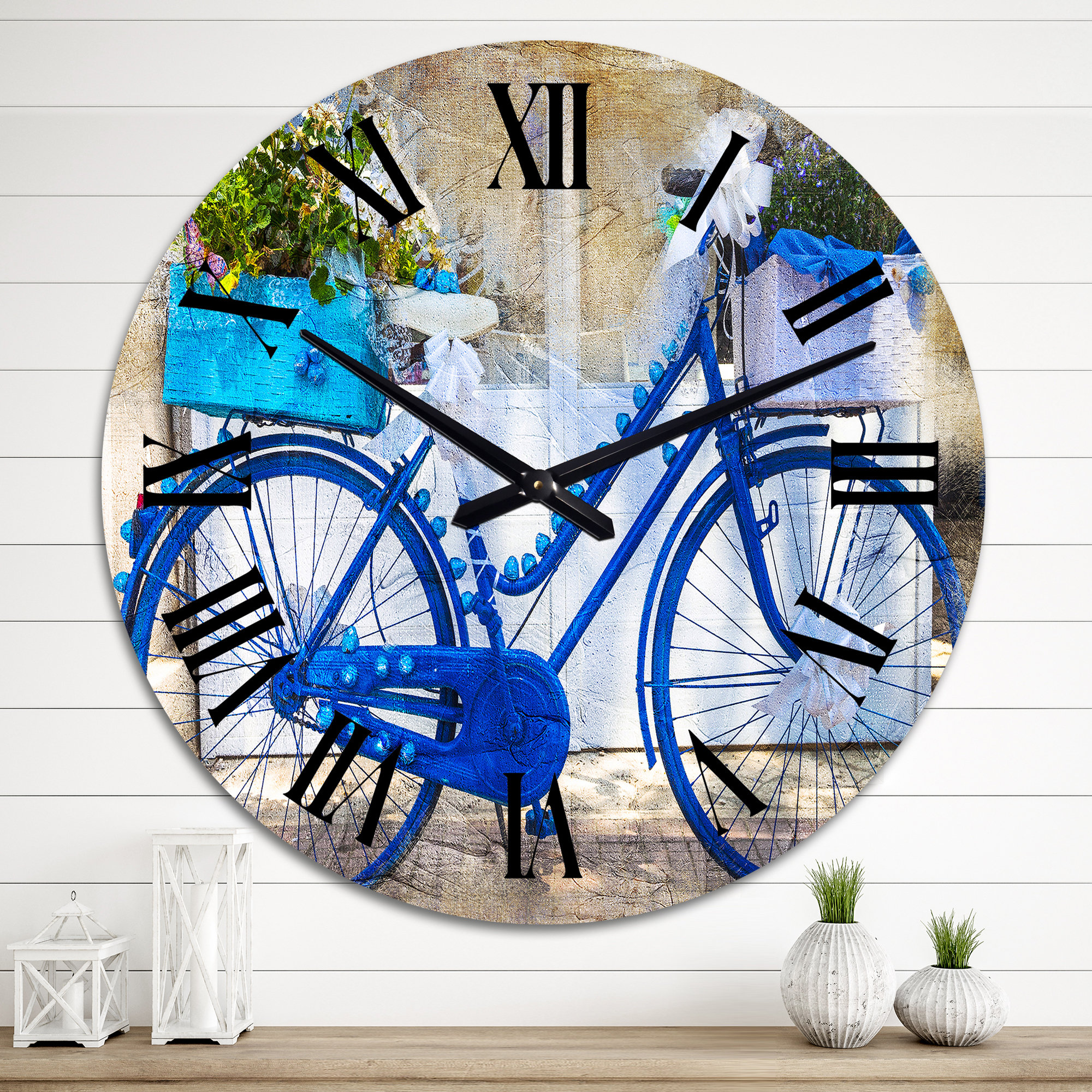 bicycle wheel wall clock