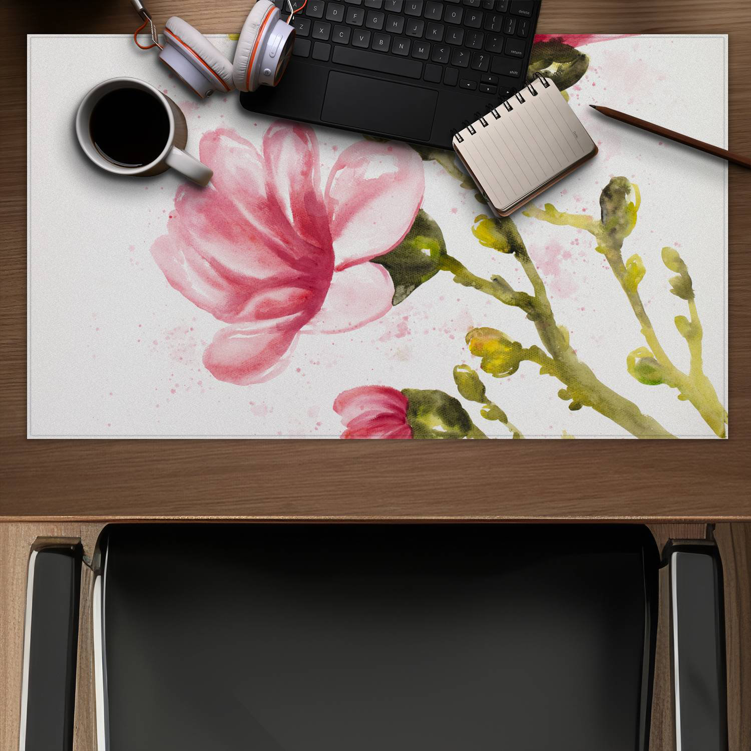 Begin Edition International Inc. Watercolor magnolia flowers - 14.00 ...