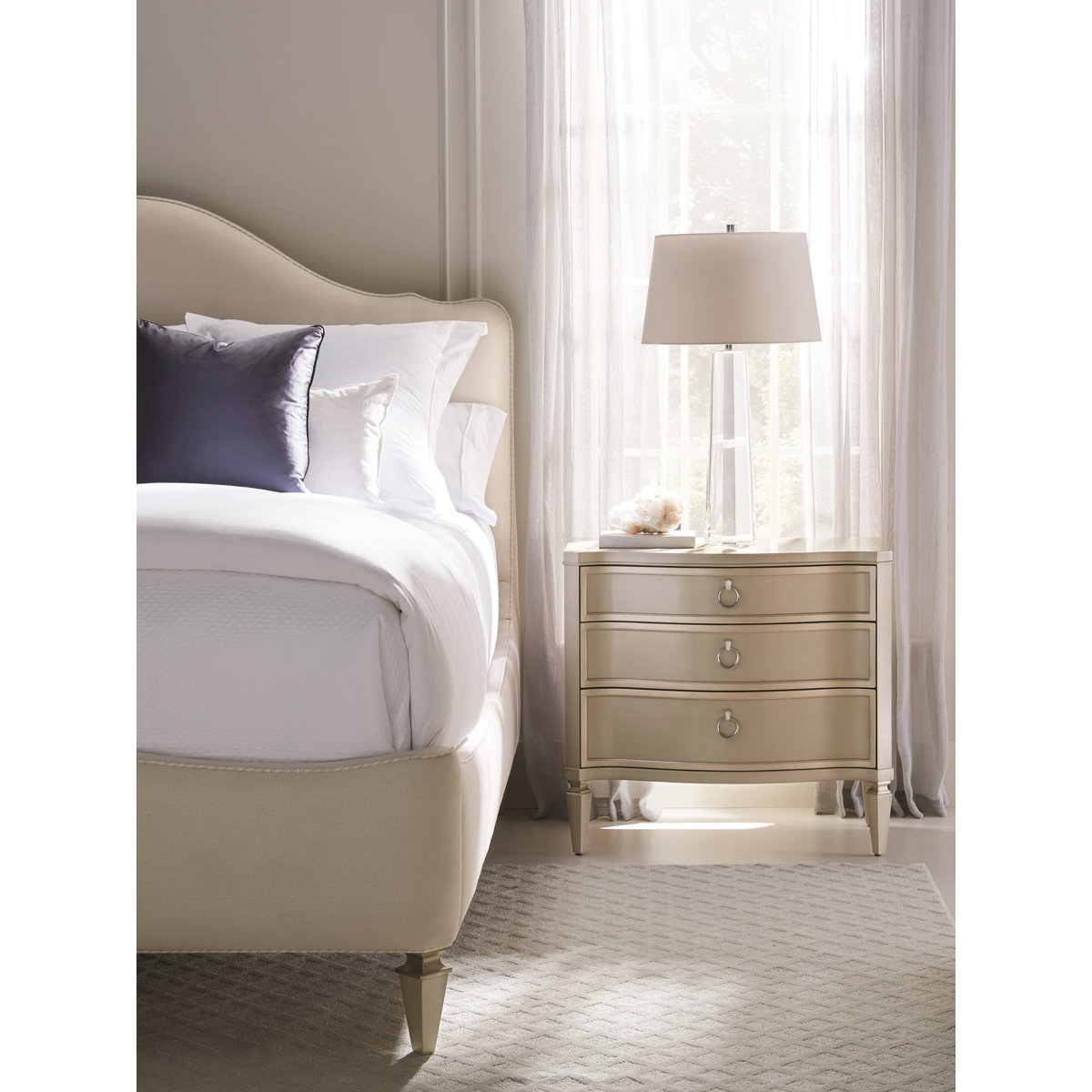 Caracole Classic A Night In Paris Upholstered Bed & Reviews | Perigold