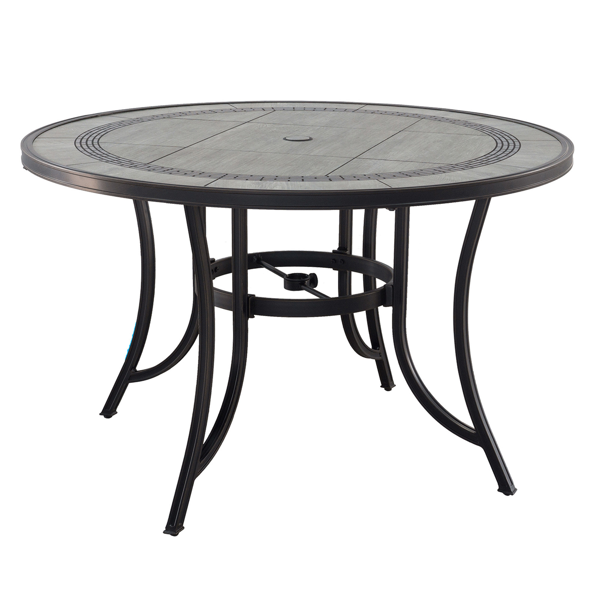 Red Barrel Studio Miyona Round 48.03'' Outdoor Dining Table | Wayfair