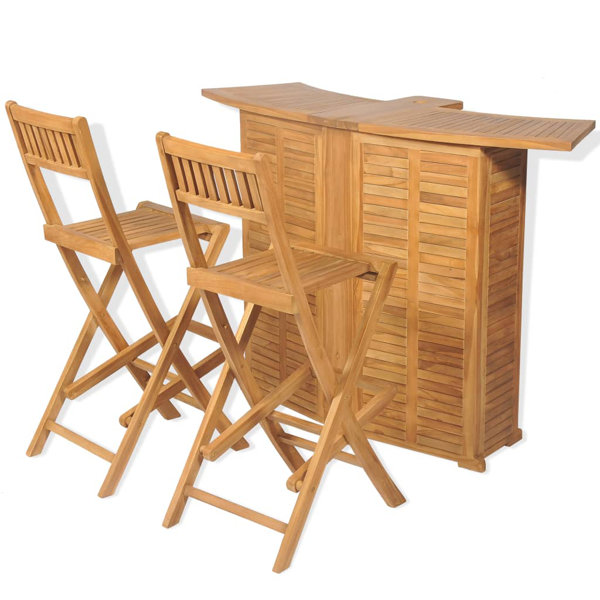 Red Barrel Studio® Bar Set Wood Frame Material | Wayfair