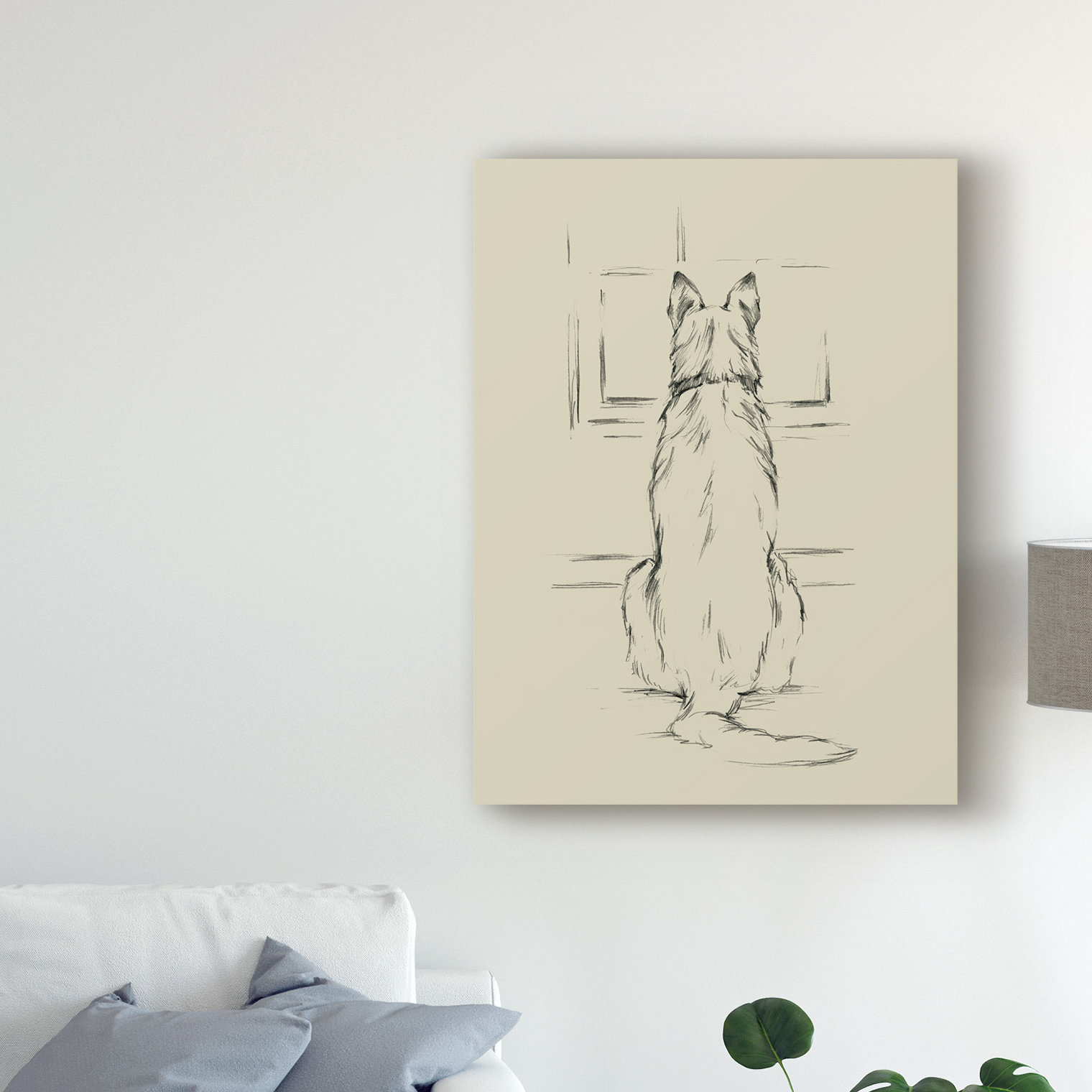 Charlton Home® Waiting For Master II On Canvas by Ethan Harper Print ...