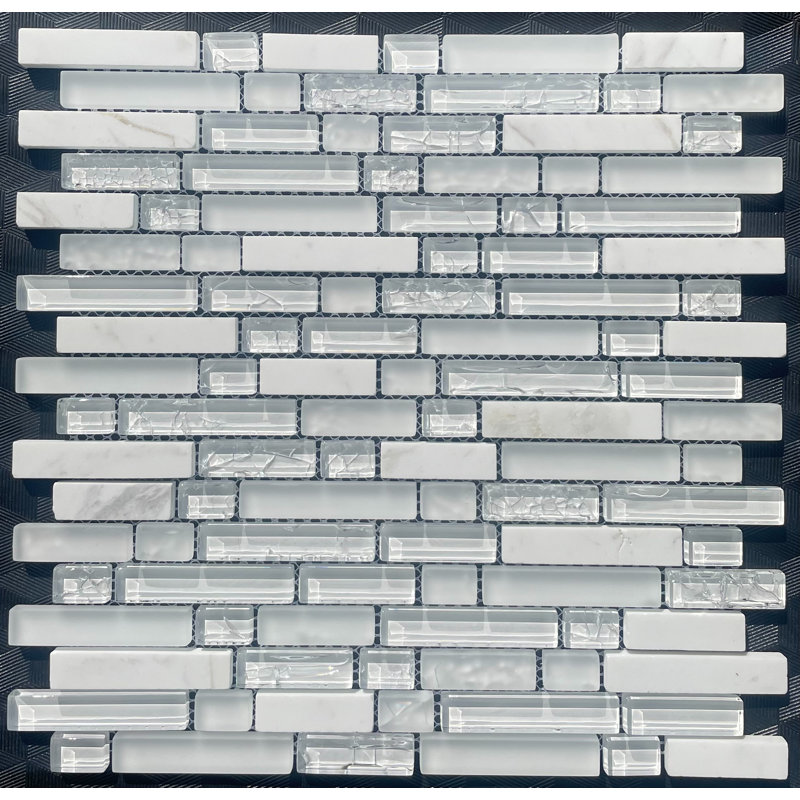 Mango Tile Bristol Marble Linear Mosaic Wall Tile | Wayfair